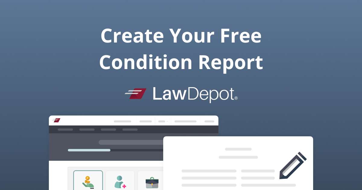 Free Condition Report Template | LawDepot (AU)