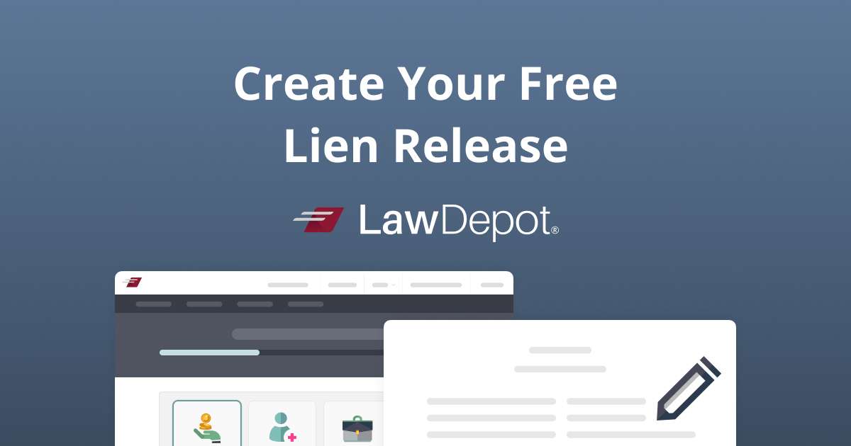 Free Lien Release Template | Customizable Form