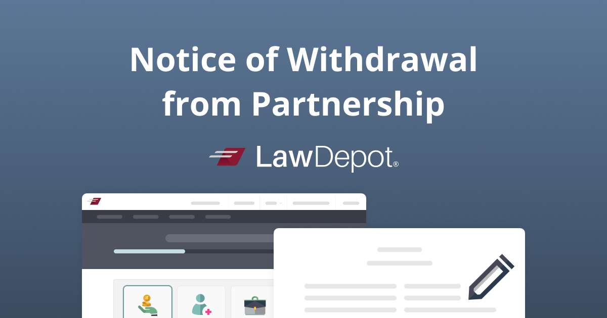 Notice Of Withdrawal