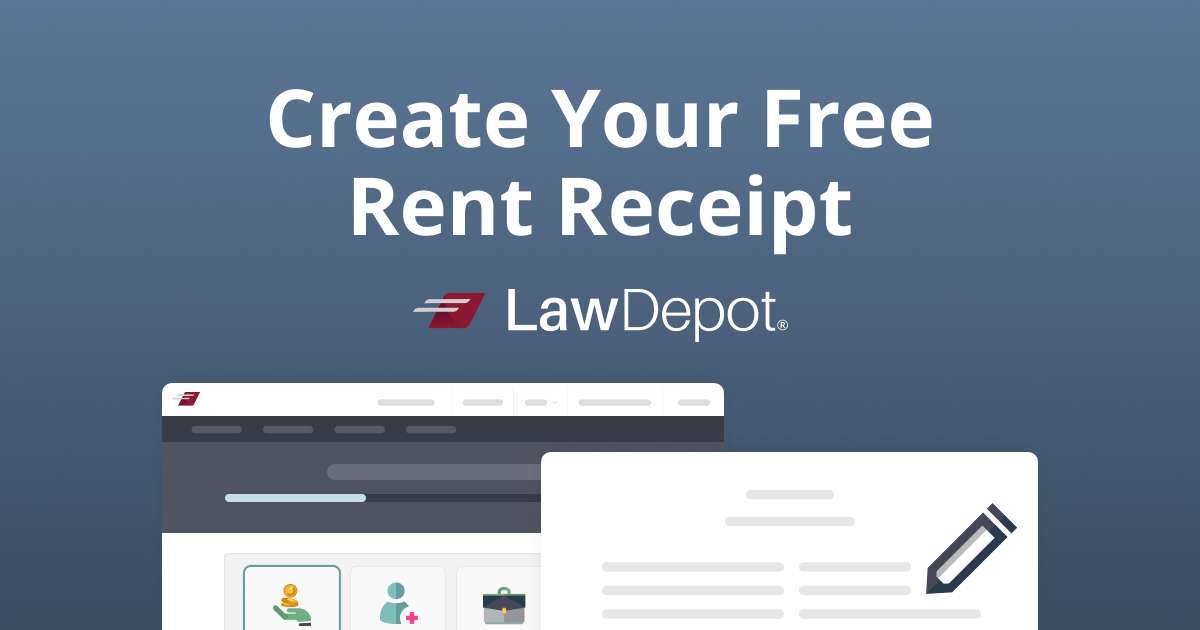 Rent Receipt Form | Free Rent Receipt Template | LawDepot